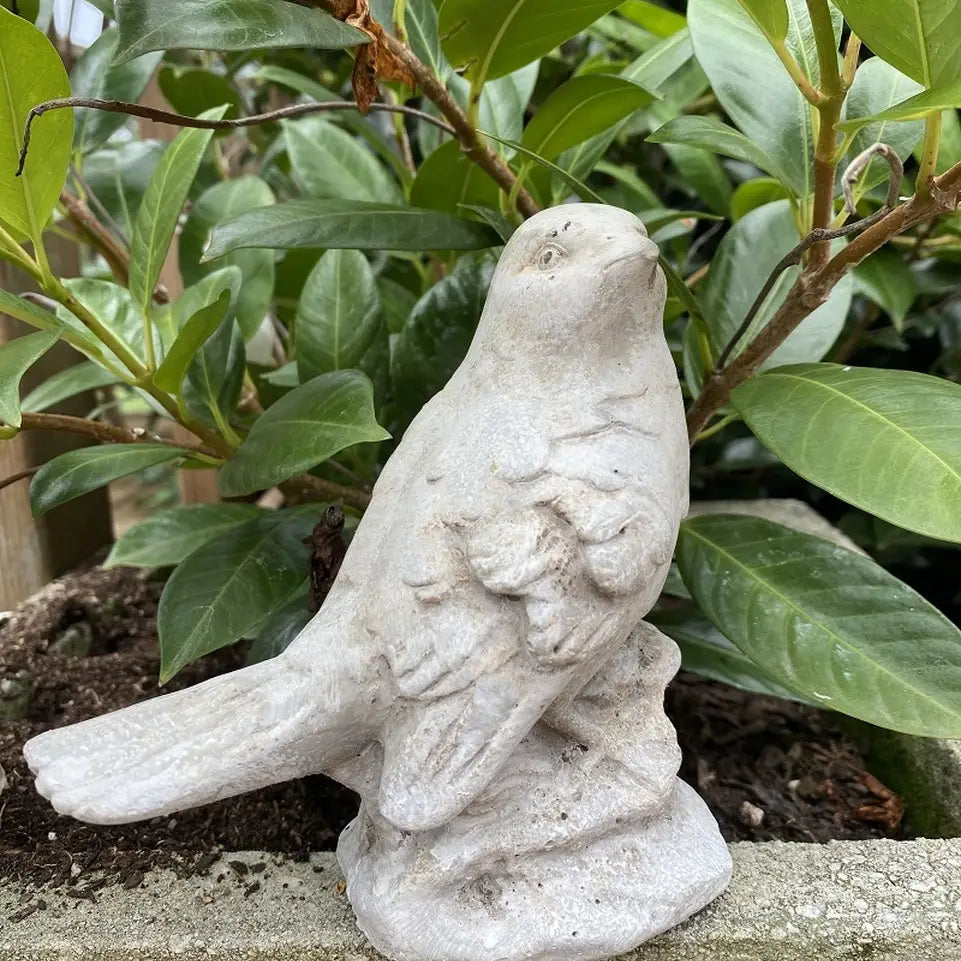 Tall Cement Bird Statue – VagabondVintage