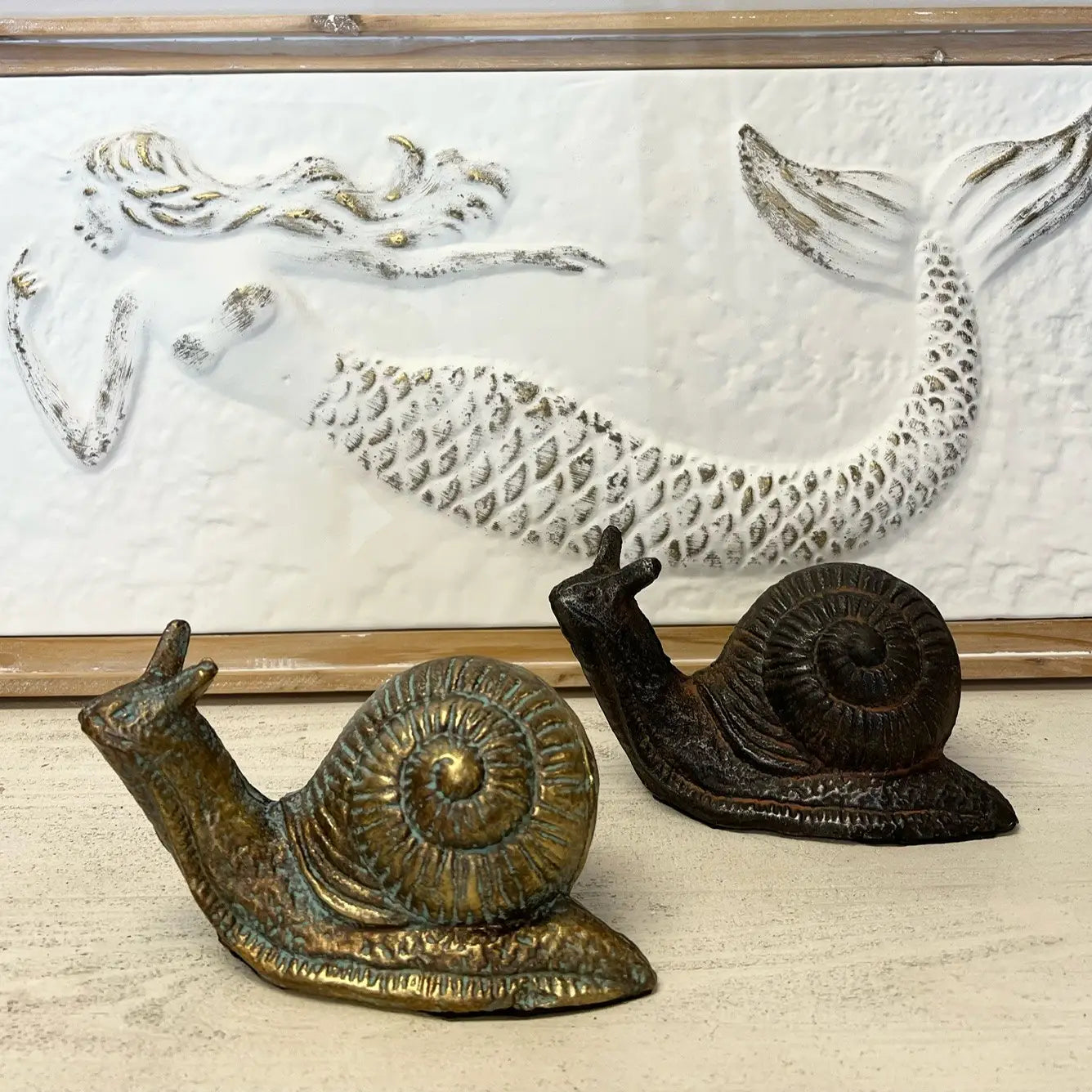 CAST IRON SNAIL STATUE – VagabondVintage