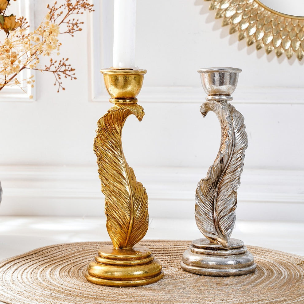 Decorative Feather Candle Holder – VagabondVintage
