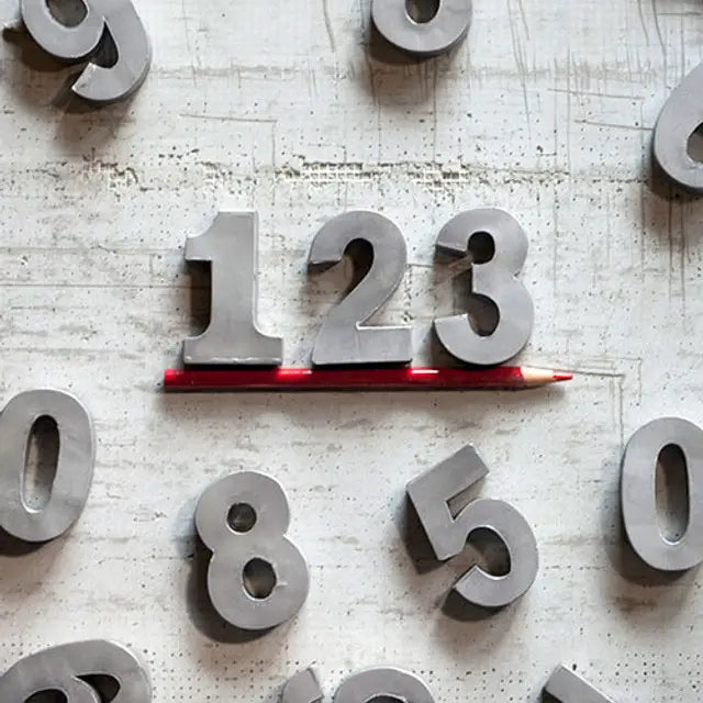 Zinc Individual Numbers – VagabondVintage